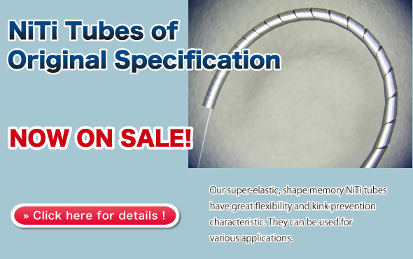 FUTA-Q,Ltd. | Precision machining, Beta titanium pipe